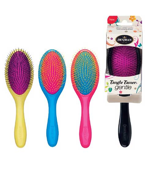 denman classic styling brush | Tangle Tamer Gentle Brush - PaksWholesale