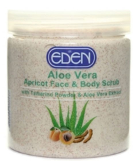 cleansers | Eden Aloe Vera Apricot Face And Body Scrub - PaksWholesale