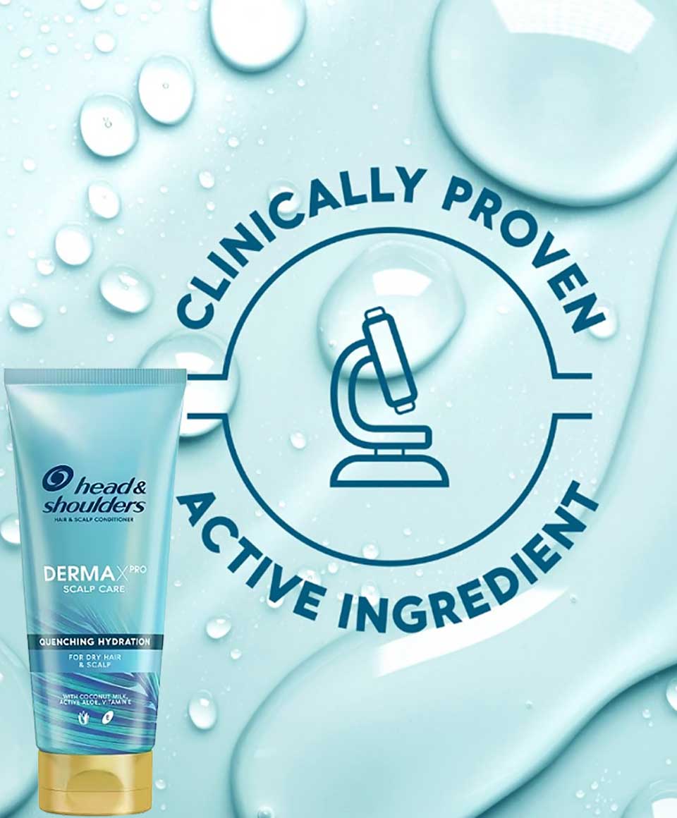 head and shoulders head and shoulders | Dermax Pro Scalp Care Quenching ...