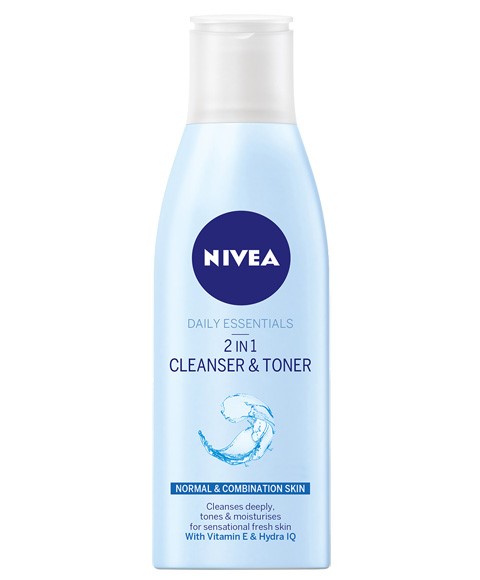 skin toners | Nivea Visage Refreshing 2 In 1 Cleanser Toner - PaksWholesale