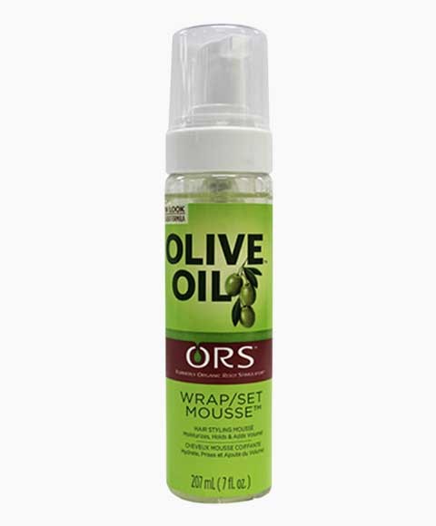 styling mousse | ORS Olive Oil Hold And Shine Wrap Set Mousse ...