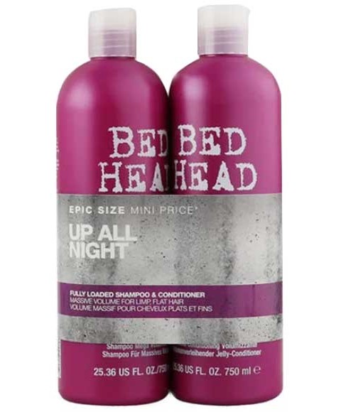 volumising shampoo | Bed Head Up All Night Fully Loaded Duo Shampoo And ...