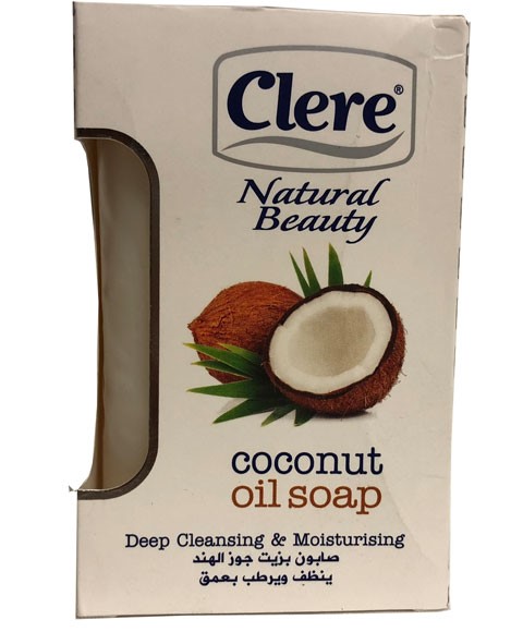 clere clere | Natural Beauty Coconut Oil Soap - PaksWholesale