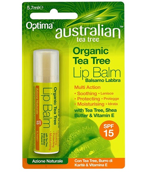 optima australian tea tree | Australian Tea Tree Lip Balm SPF15 ...