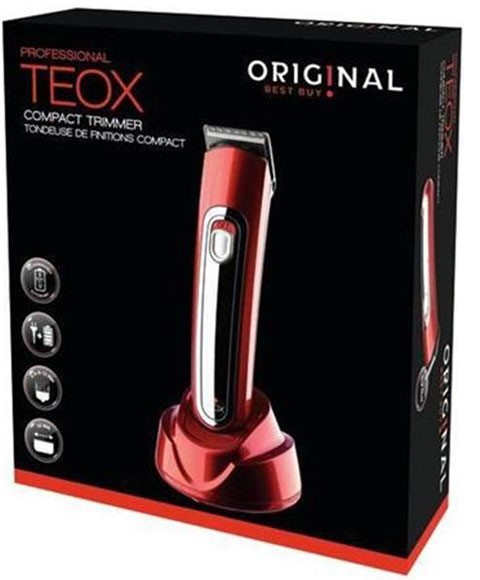 hair trimmers and shavers | Teox Original Compact Trimmer Red ...